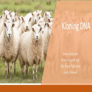 Kloning dna | PPTX