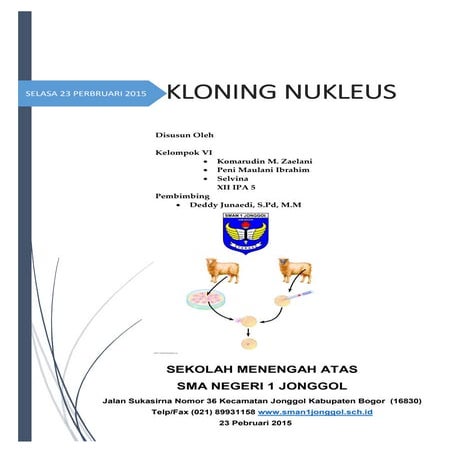 Kloning Nukleus | PDF