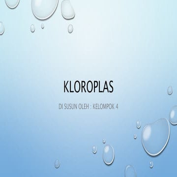 Kloroplas | PPTX