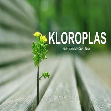 Biologi : Kloroplas | PPTX