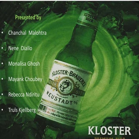 Kloster beer | PPTX | Marketing and Advertising | Business