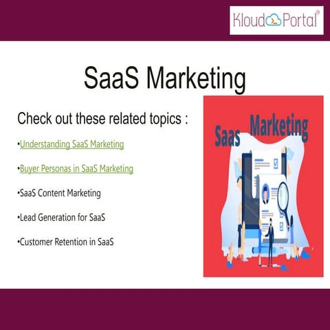 Best SaaS Marketing Agency in India | KloudPortal.pptx