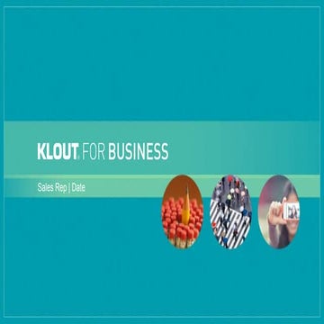 Klout Perks one-pager | PDF