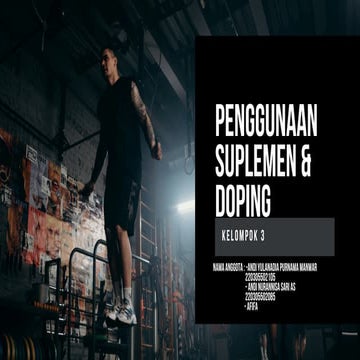 Klp 3 Suplemen Atlet.pdf................. | PPT