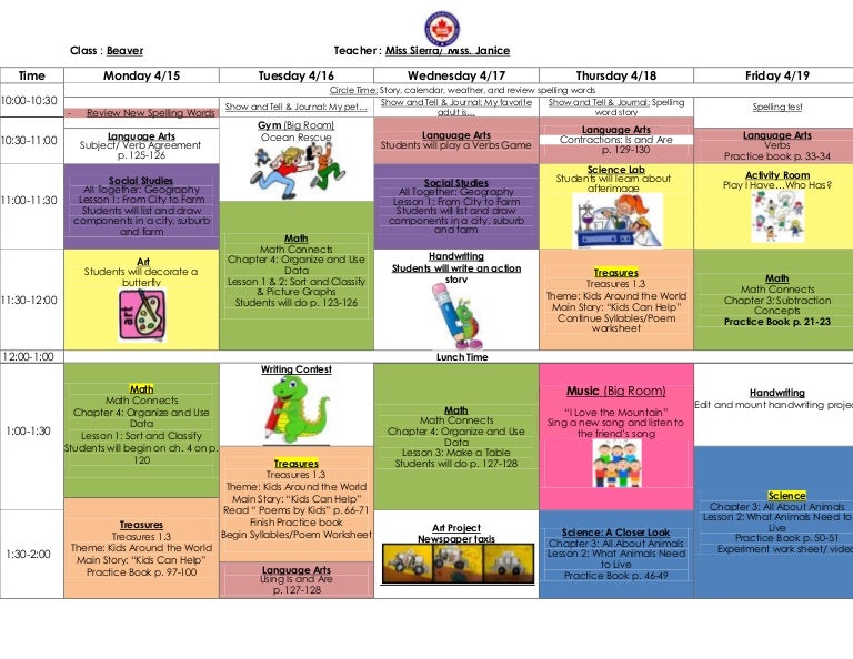 Kindergarten Lesson Plan For April 2013 kindergarten-lesson-plan-for-april-2013