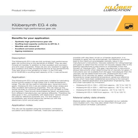 Klubergrease lft-71-402 Mr Tùng - 0987 988 407 | www.khodaumo.com