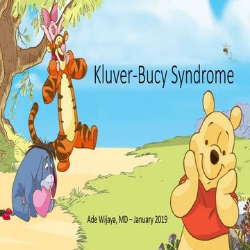 Kluver-Bucy Syndrome | PPTX