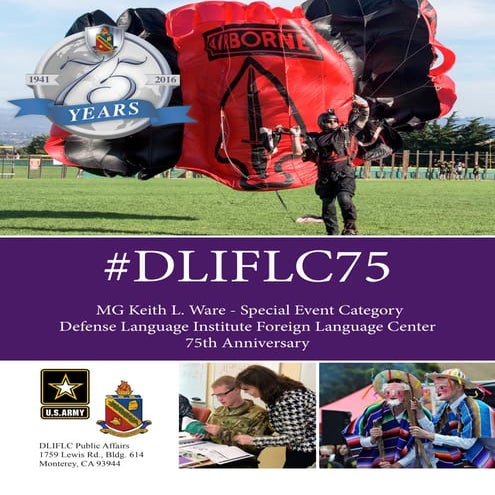 DLIFLC 75th Anniversary | PDF