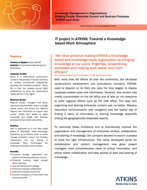 O3 spaces case study (EN) - Architect | PDF