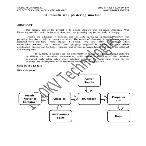 Km145 wall plastering machine (wecompress) | PDF