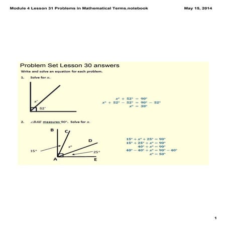 Module 4 lesson 31 | PDF | Education