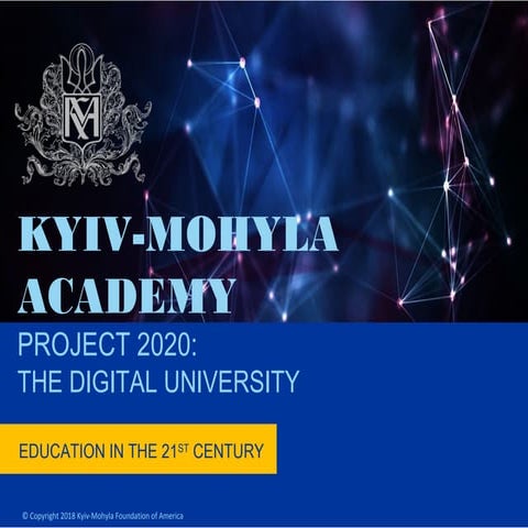 Kyiv-Mohyla Academy Digital University 2020 | PPT