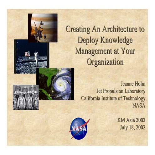 Knowledge Management architecture NASA.pdf