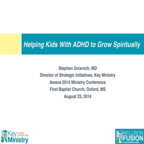 Helping kids with ADHD to grow spiritually | PDF