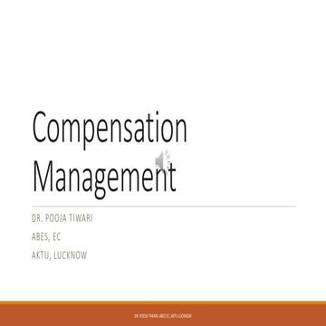Kmb202 (hrm), unit 4, compensation management | PPT