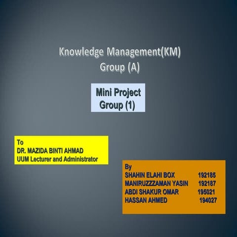 Km by Shahin Elahi Box | PPT