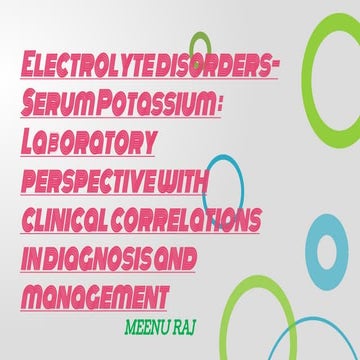 K Hypo And Hyper Electrolyte Disorderspdf 4107