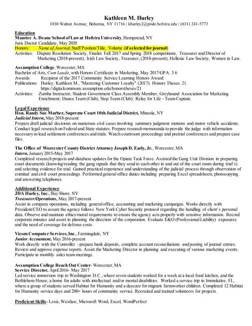 Carrie Vance Resume | PDF