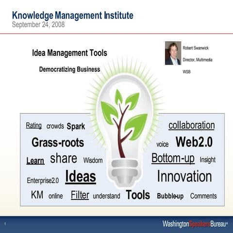 Idea Tools: Democratizing Business | PPT | Business | Business and Finance
