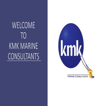 Kmk marine consultants | PDF