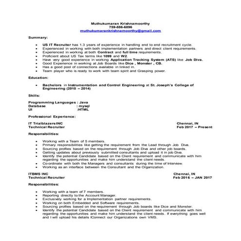 Kmk resume | DOCX