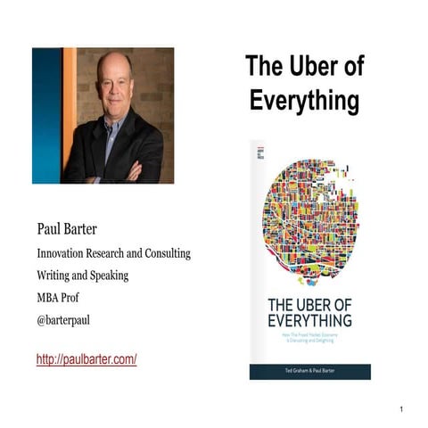 Uber of everything networking effect toronto nov 2015 | PPTX