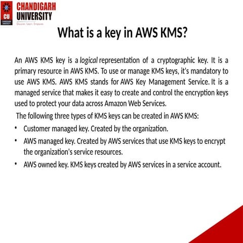 AWS KMS( Presentation about AWS key management system).ppt. | PPTX