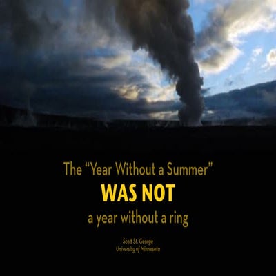 The "Year Without A Summer" was not a year without a ring | PDF