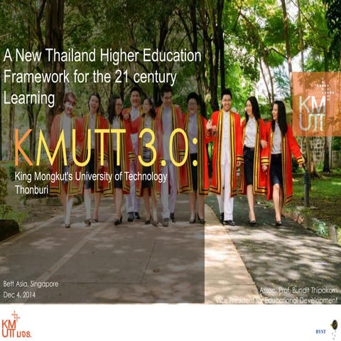 KMUTT3.0 @bett asia-120414 | PPSX