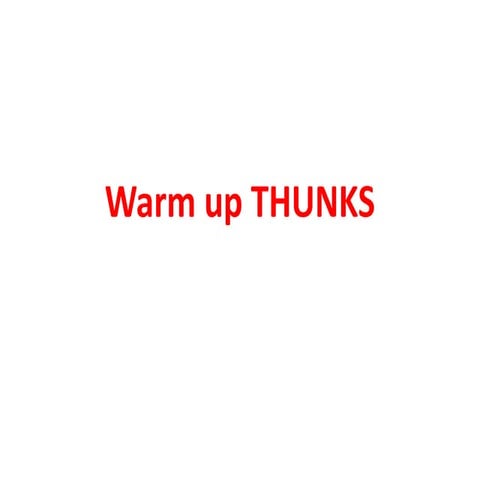 Thunks | PPTX