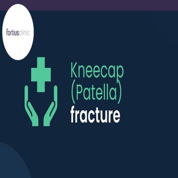 Four types of knee cap (patella) fracture | PDF