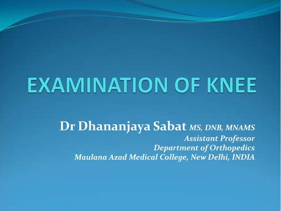 Orthopedics case presentation | PPT