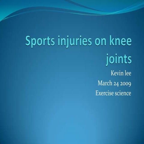 Knee Injury[3] | PPT
