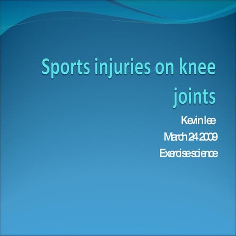 Knee Injury[3] | PPT