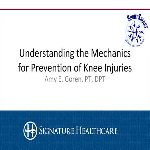 Knee Ligament Lecture | PPT