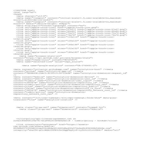 Api license-agreement | TXT
