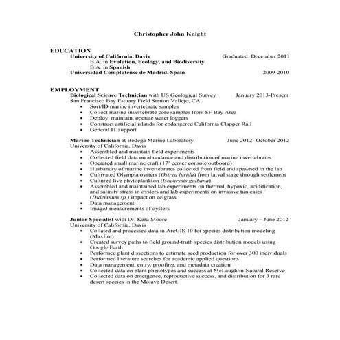 CV- Sylvester J Lee | PDF