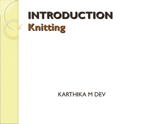 Analysis the Basic Structure of weft knitting fabric. | PDF