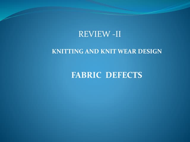 Yarn faults , causes and its remedies | PPTX