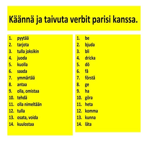Käännä ja taivuta_verbit_parisi_kanssa[1] | PPT