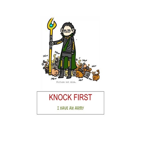 Knock First doorsign | DOCX