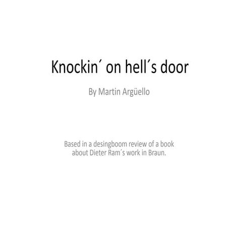 Knockin | PPT