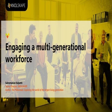 Webinar – Engaging a multi-generational workforce | PPT