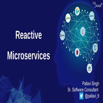 Reactive Microservices Ppt 