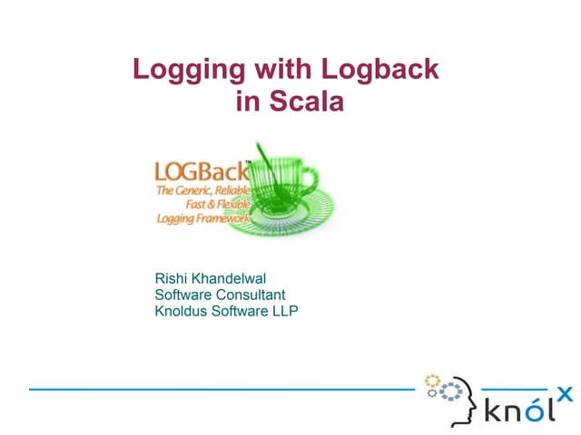 Logging With Logback In Scala Ppt 8689