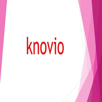 Tutorial de Knovio | PPTX