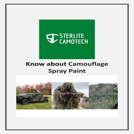 Know about Camouflage Spray Paint.pdf