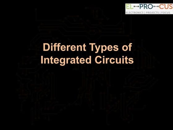 ppt on IC [Integrated Circuit] | PPT