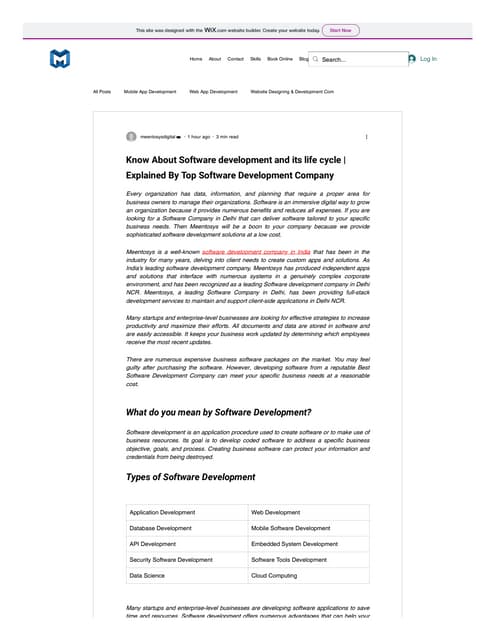 Introduction to Software Development | PPT