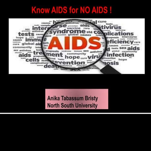 Project Report on AIDS. Class 12 CBSE Science (Biology) project. | PDF